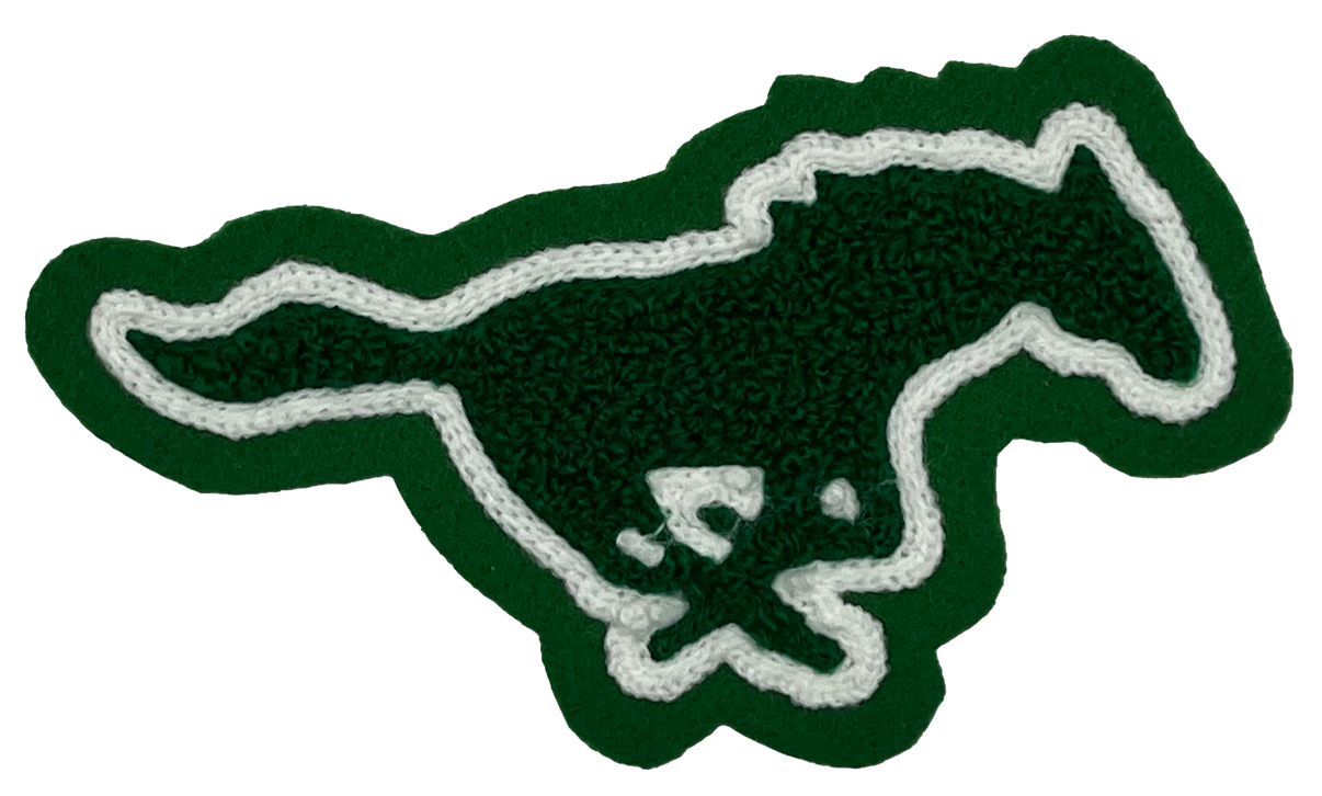 Overton High School Mustang Mascot – SSR Jackets Patch Store