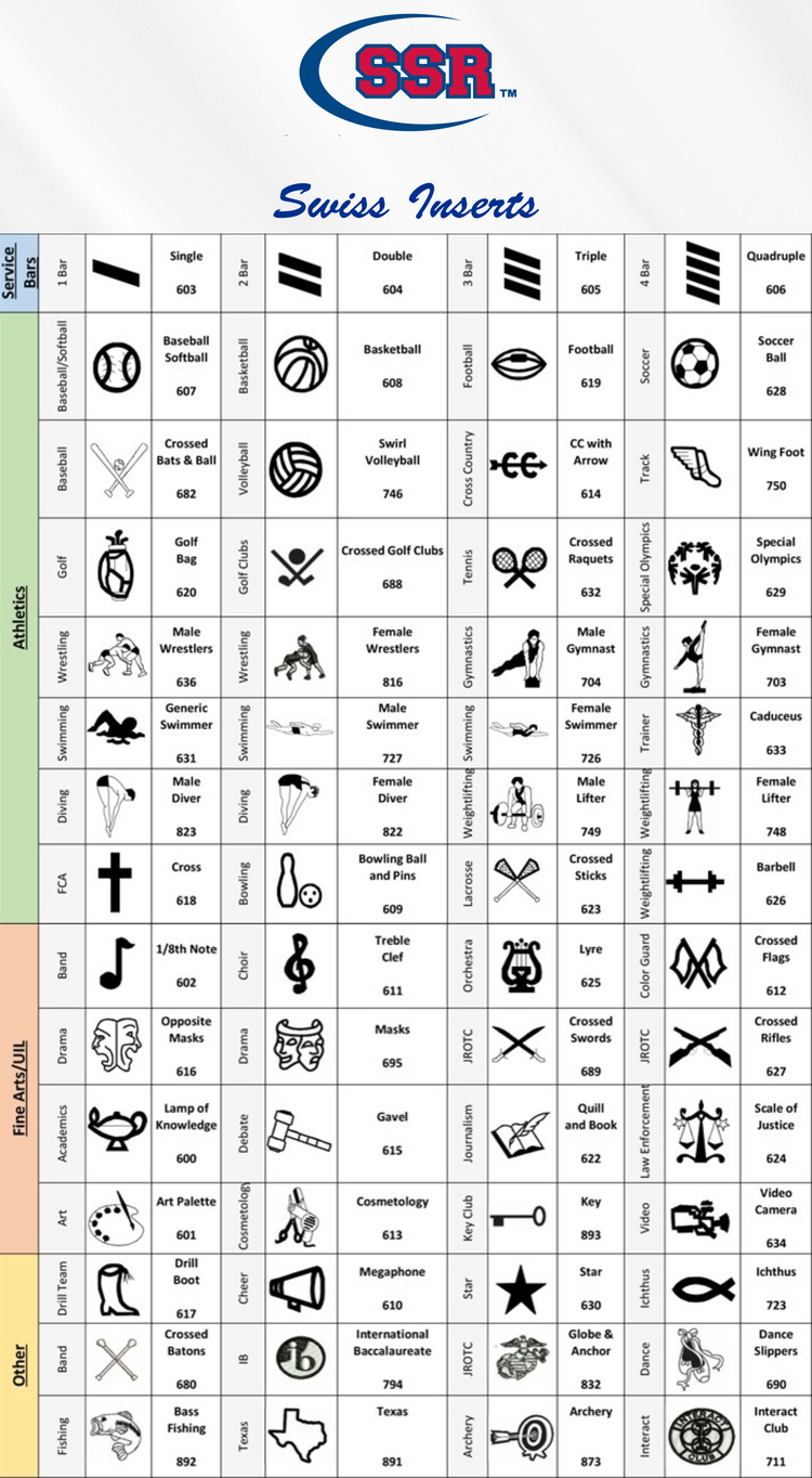 INSERTS AND DECOR – SSR Jackets Patch Store