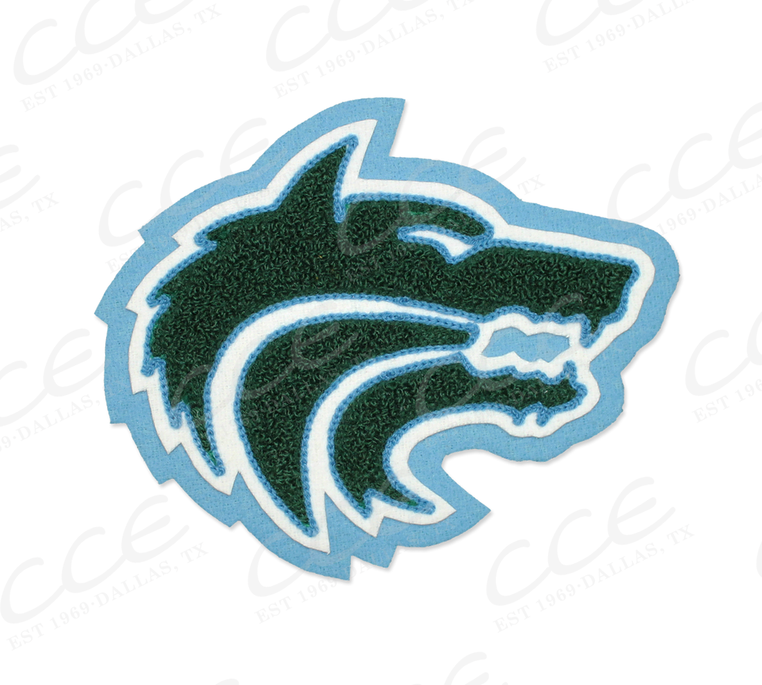 Early College High School Wolf Mascot – SSR Jackets Patch Store