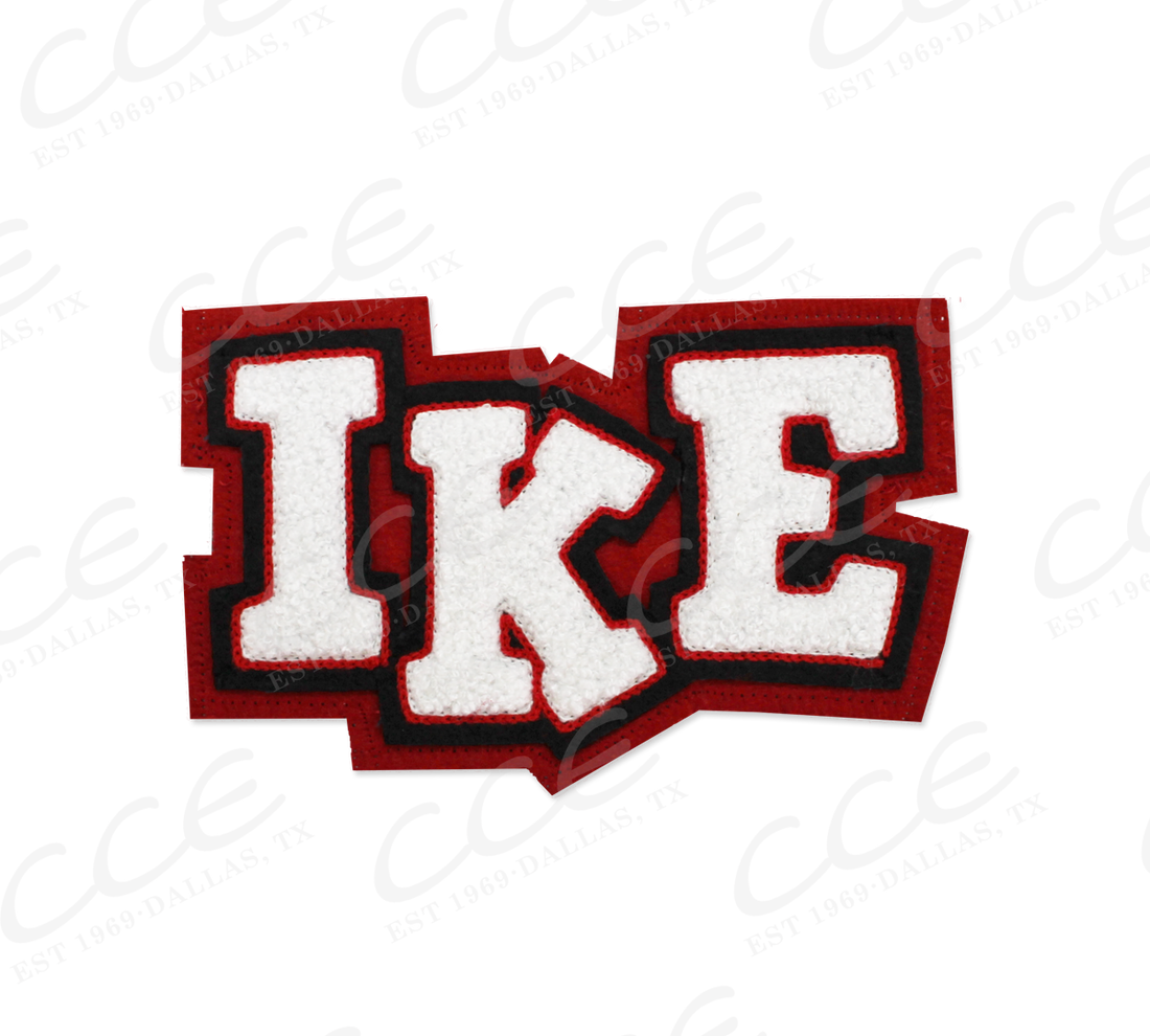 Eisenhower MS Krazy Block IKE Mascot – SSR Jackets Patch Store