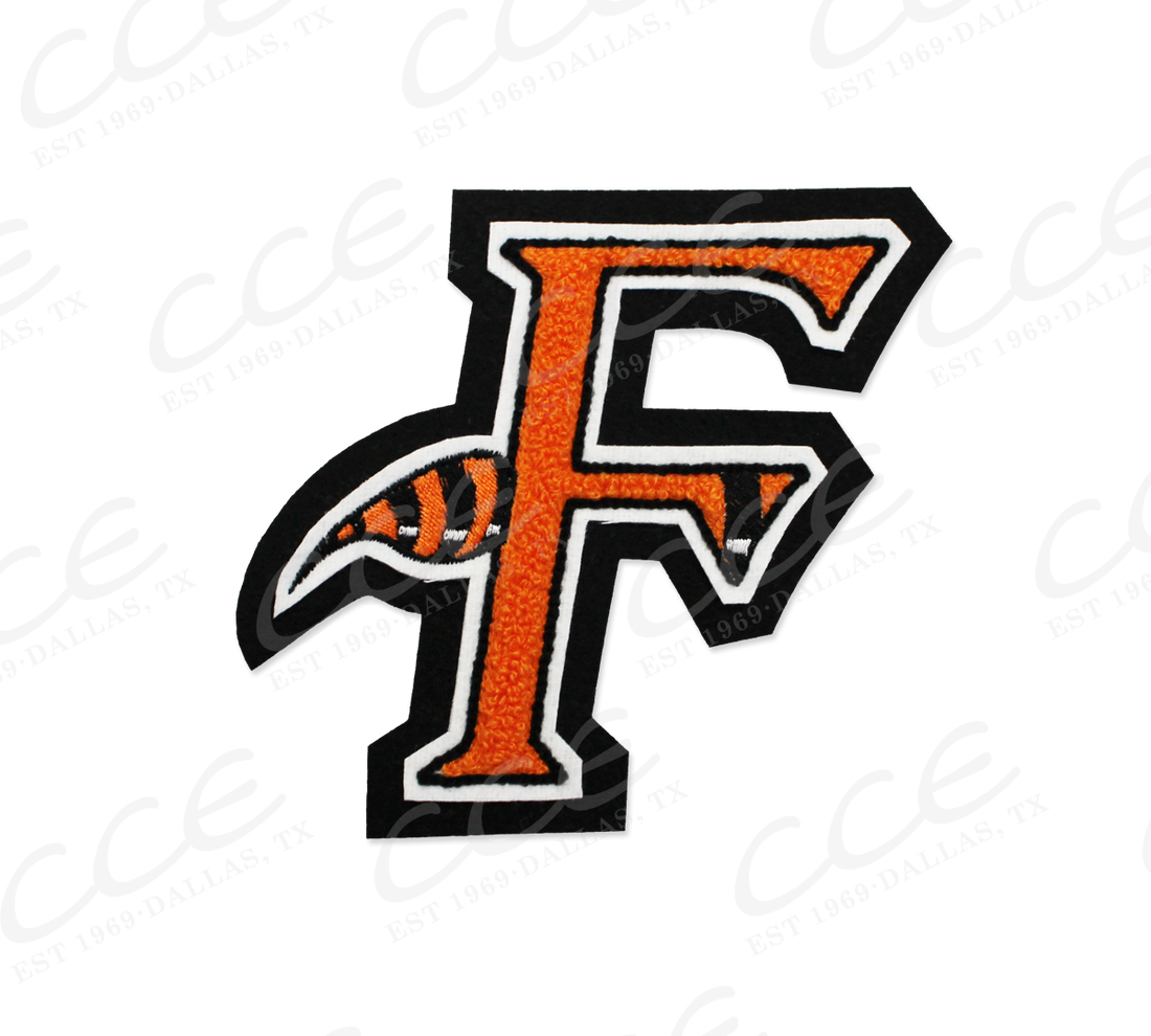 Ferris HS Stinger F Sleeve Mascot – SSR Jackets Patch Store