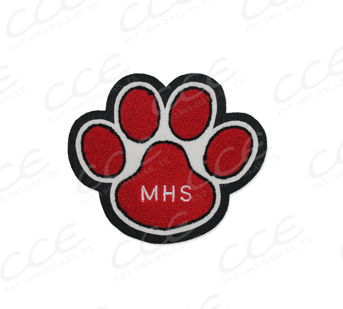 Maypearl HS MHS Paw Sleeve Mascot – SSR Jackets Patch Store