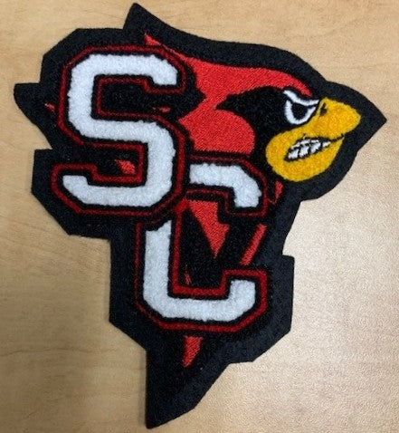 Southside HS Cardinal w/SC Mascot – SSR Jackets Patch Store