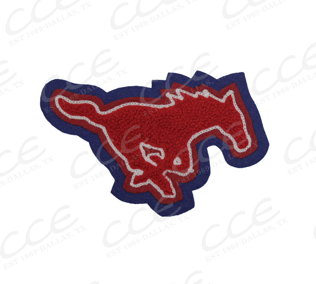 Nixon Smiley HS Mustangs Sleeve Mascot – SSR Jackets Patch Store