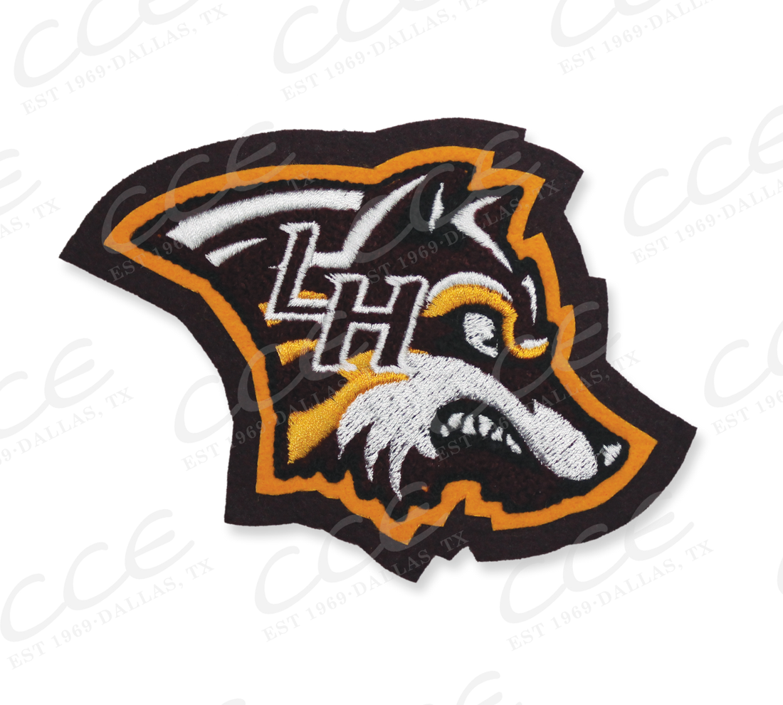 Lake Hamilton HS (AR) Wolves Sleeve Mascot – SSR Jackets Patch Store