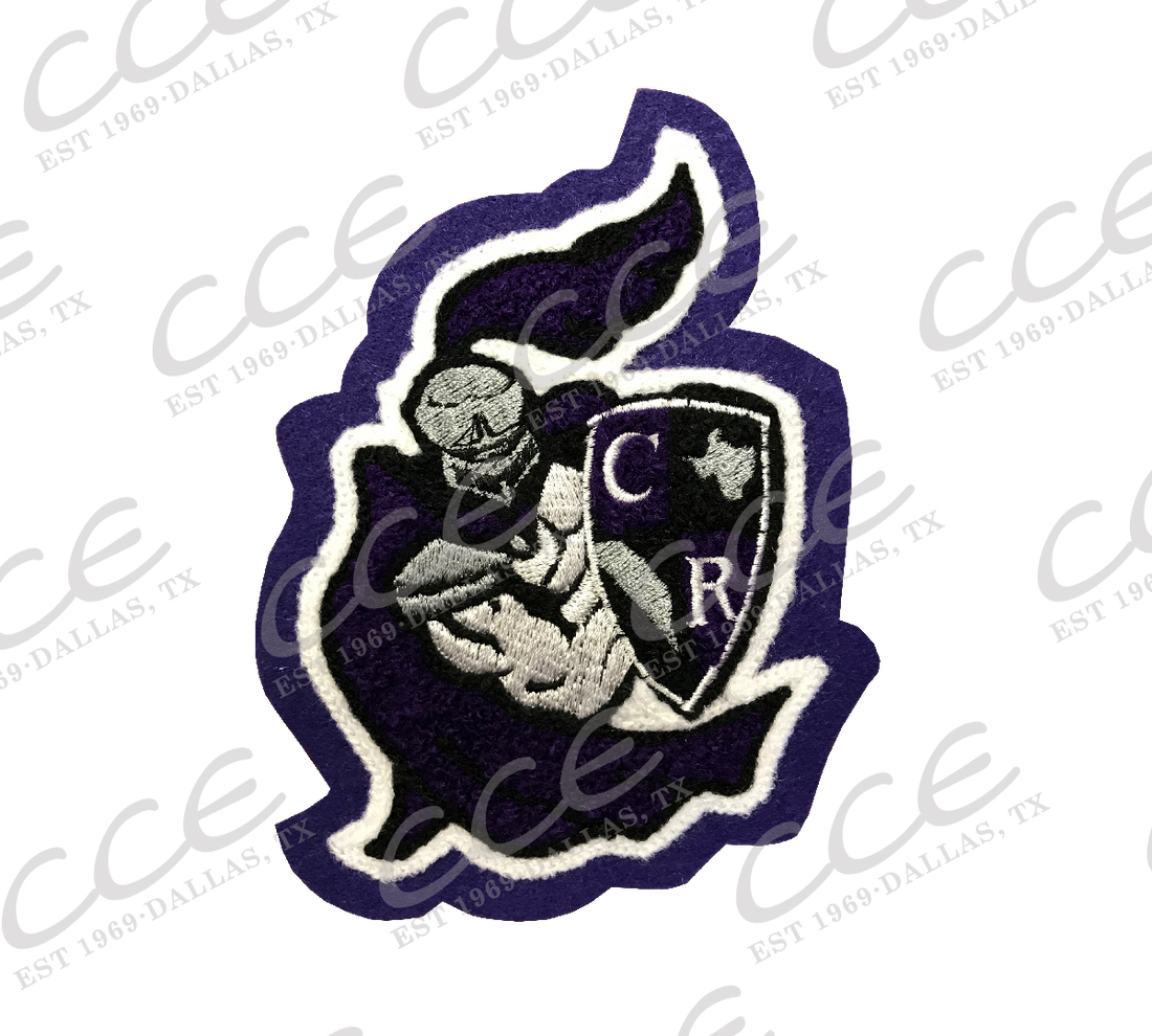 Cedar Ridge High School Raider Sleeve Mascot – SSR Jackets Patch Store