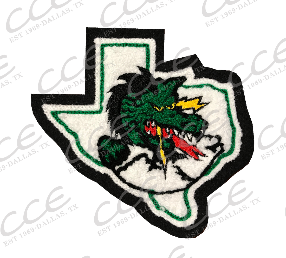 Southlake Carroll Dragon Mascot – SSR Jackets Patch Store